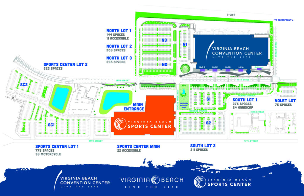 Getting Here Virginia Beach Sports Center | Beach Map