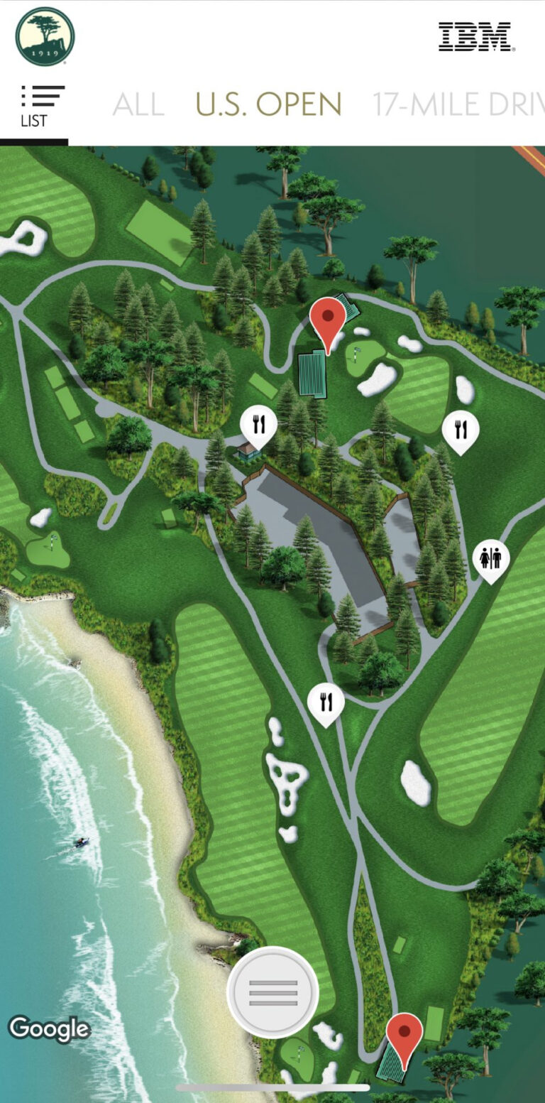 Map Of Pebble Beach Golf Course The Best Beaches In The World | Beach Map